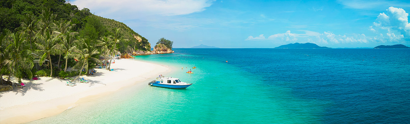 Tropisch strand in Maleisie